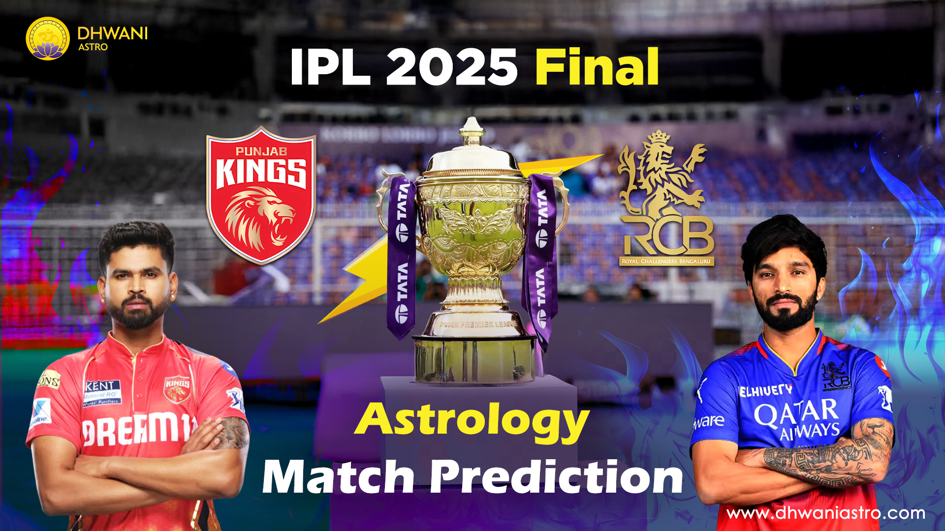 IPL 2025 Final: RCB vs PBKS Astrology Match Prediction