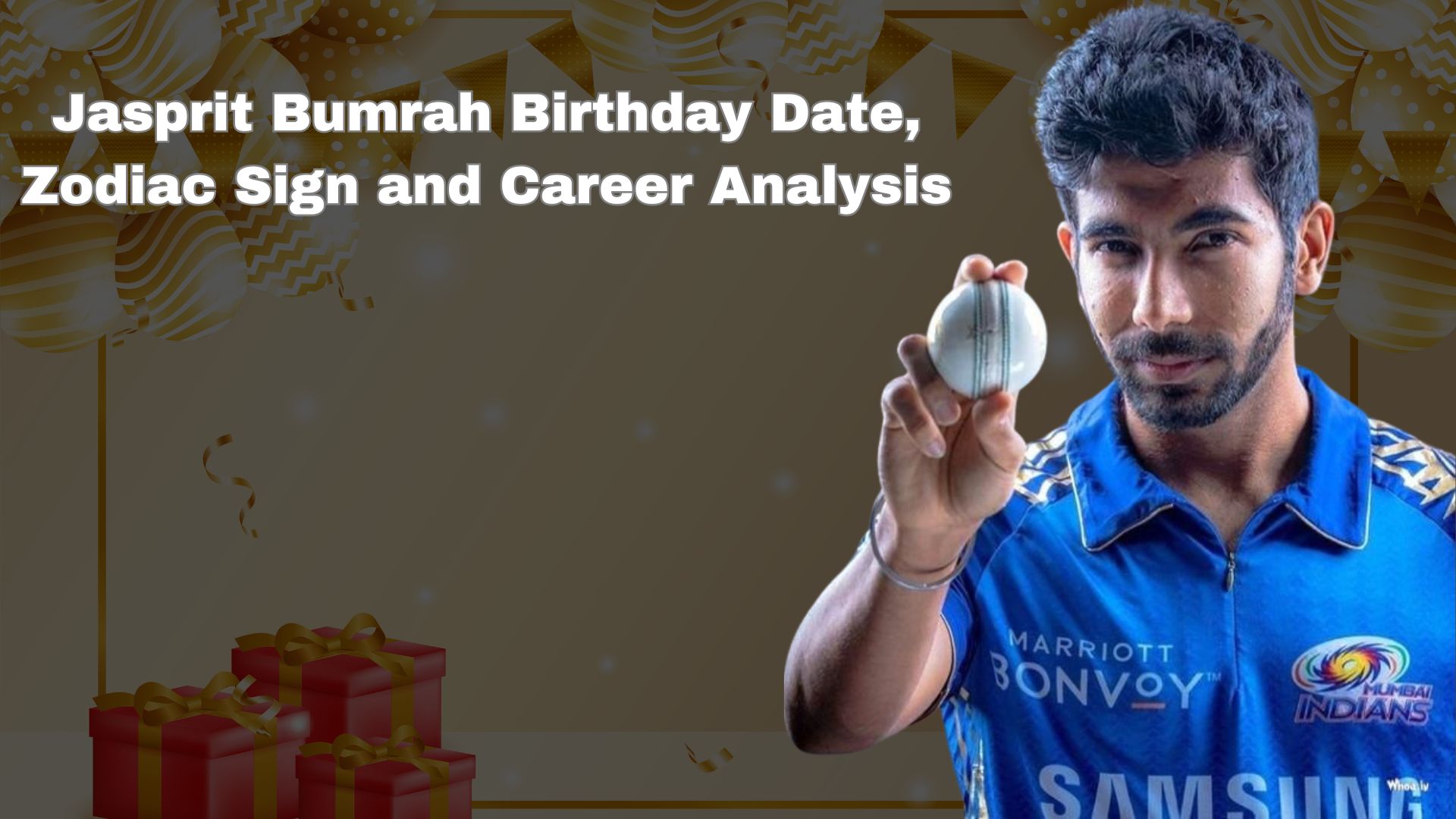 Jasprit Bumrah Birthday Date, Zodiac Sign and Career Analysis