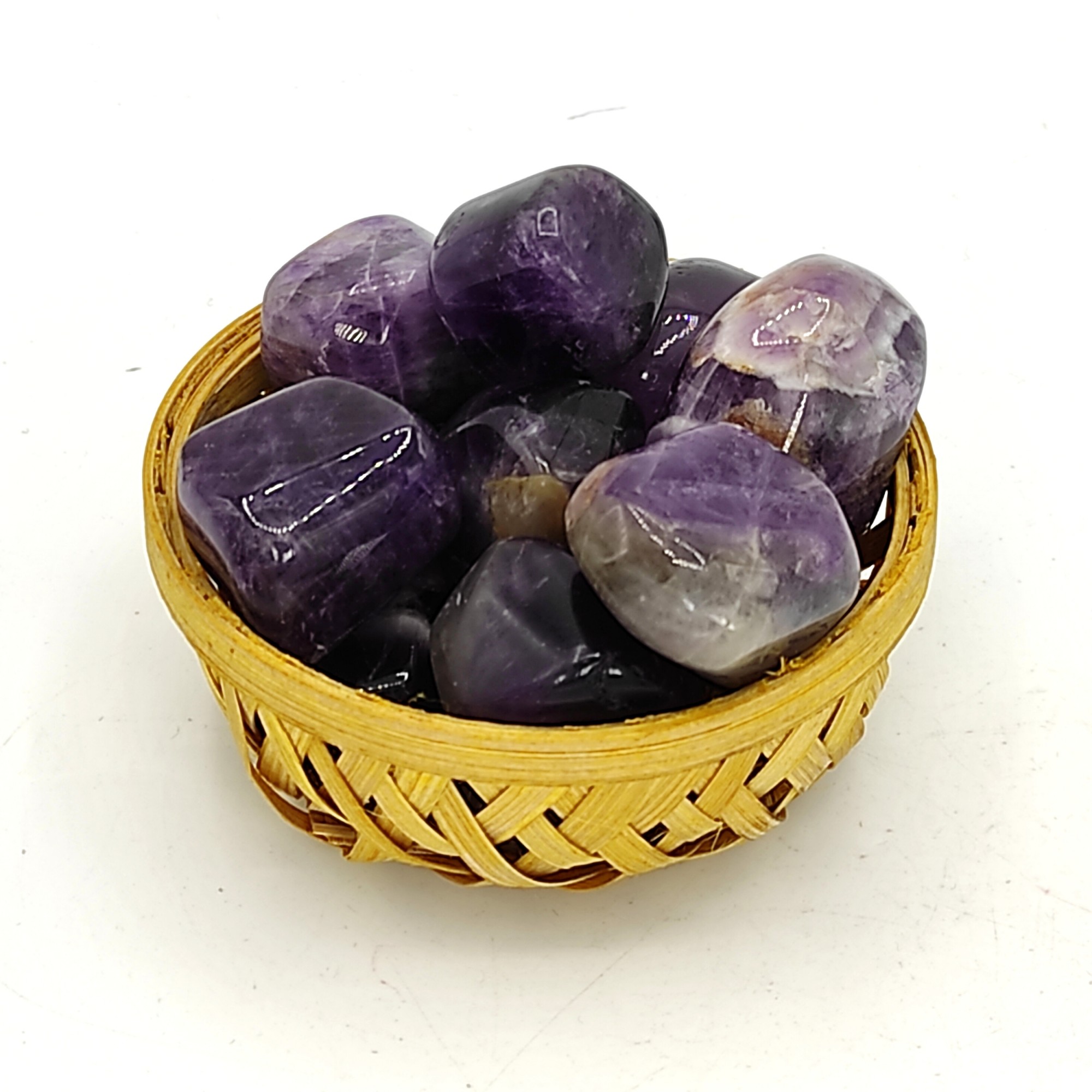 Dhwani Astro | Amethyst Tumbled Stone for Students