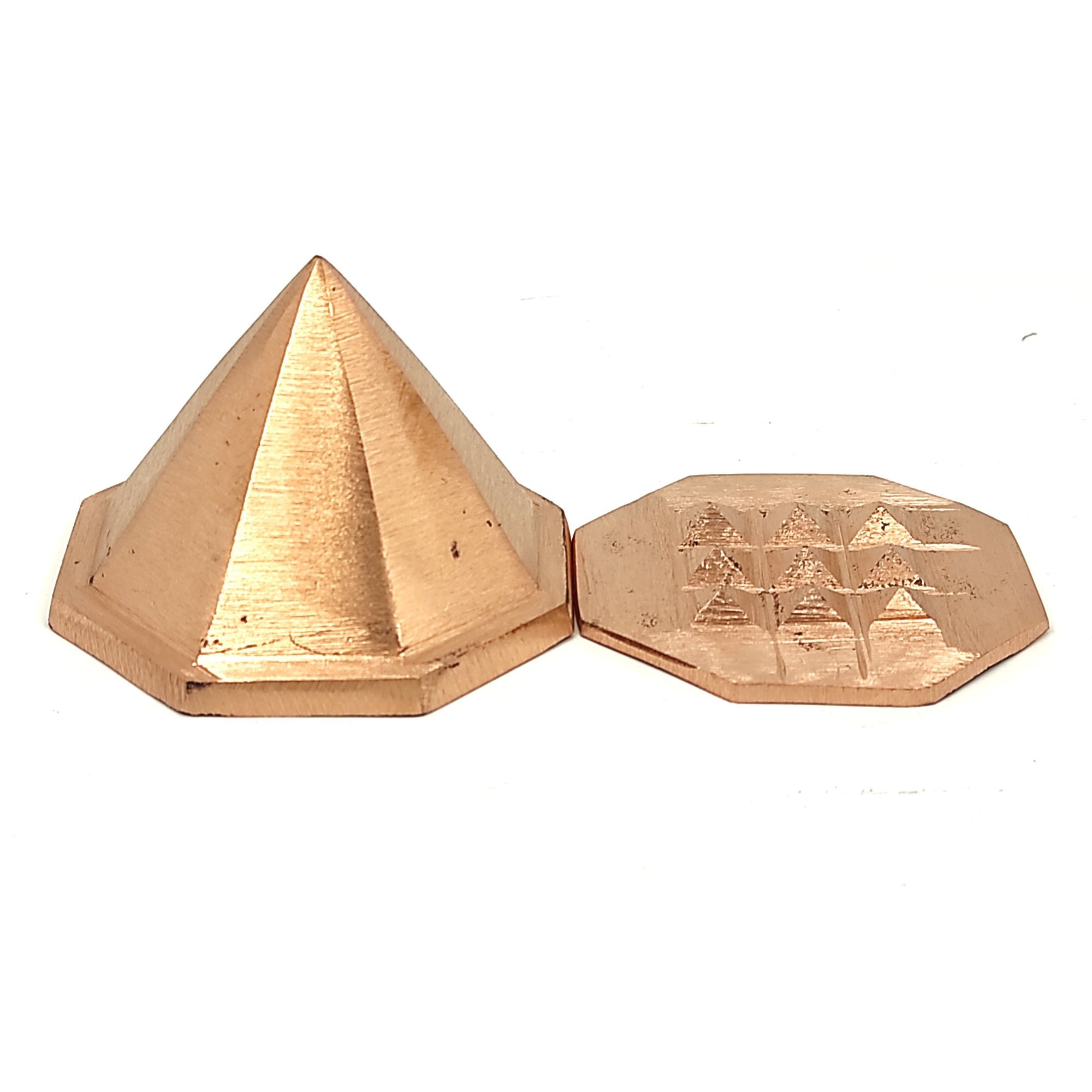 Asthakon Octagonal Copper Pyramid Brahmasthan Center Home House