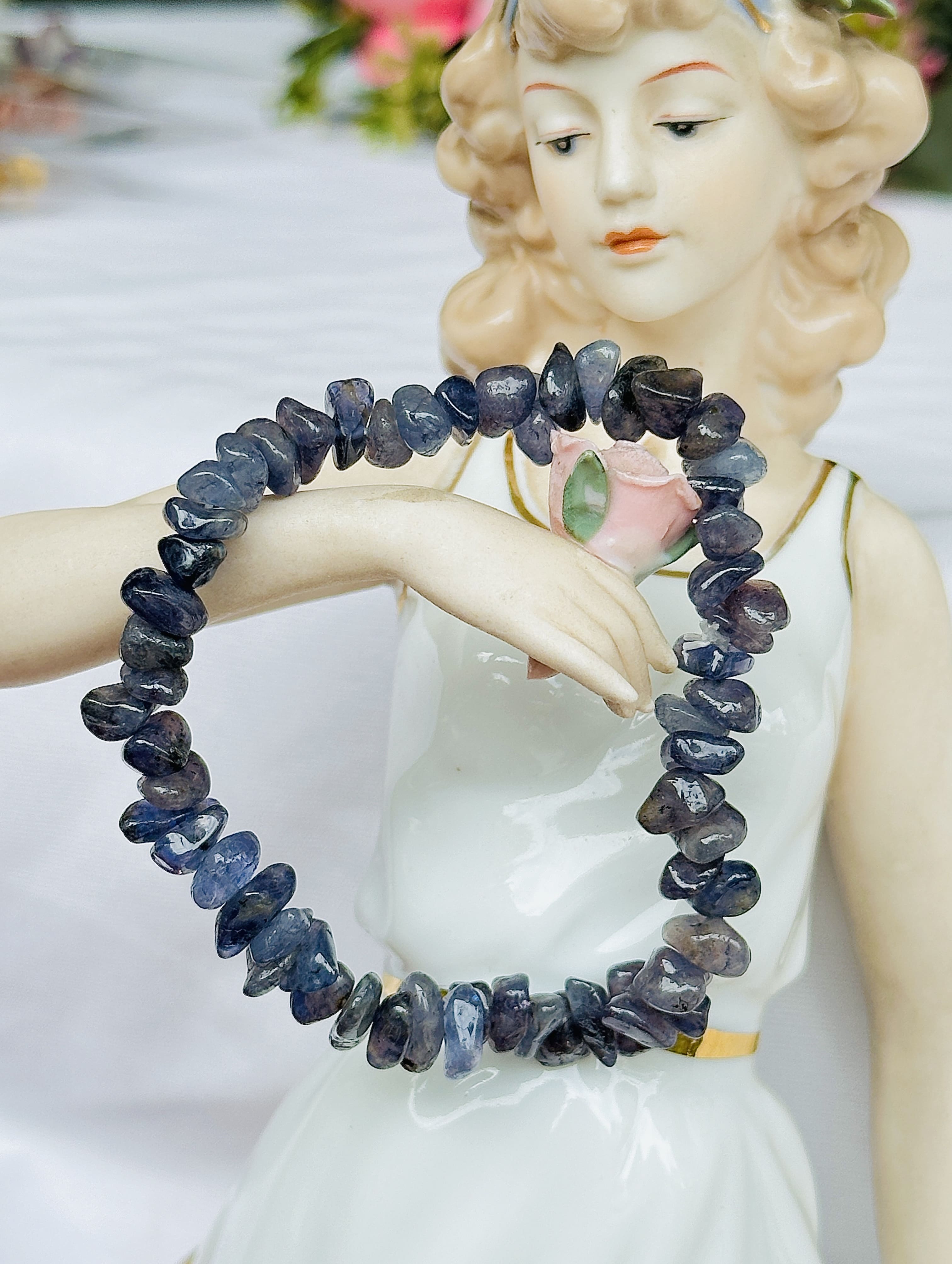 Lolite Raw Bracelet